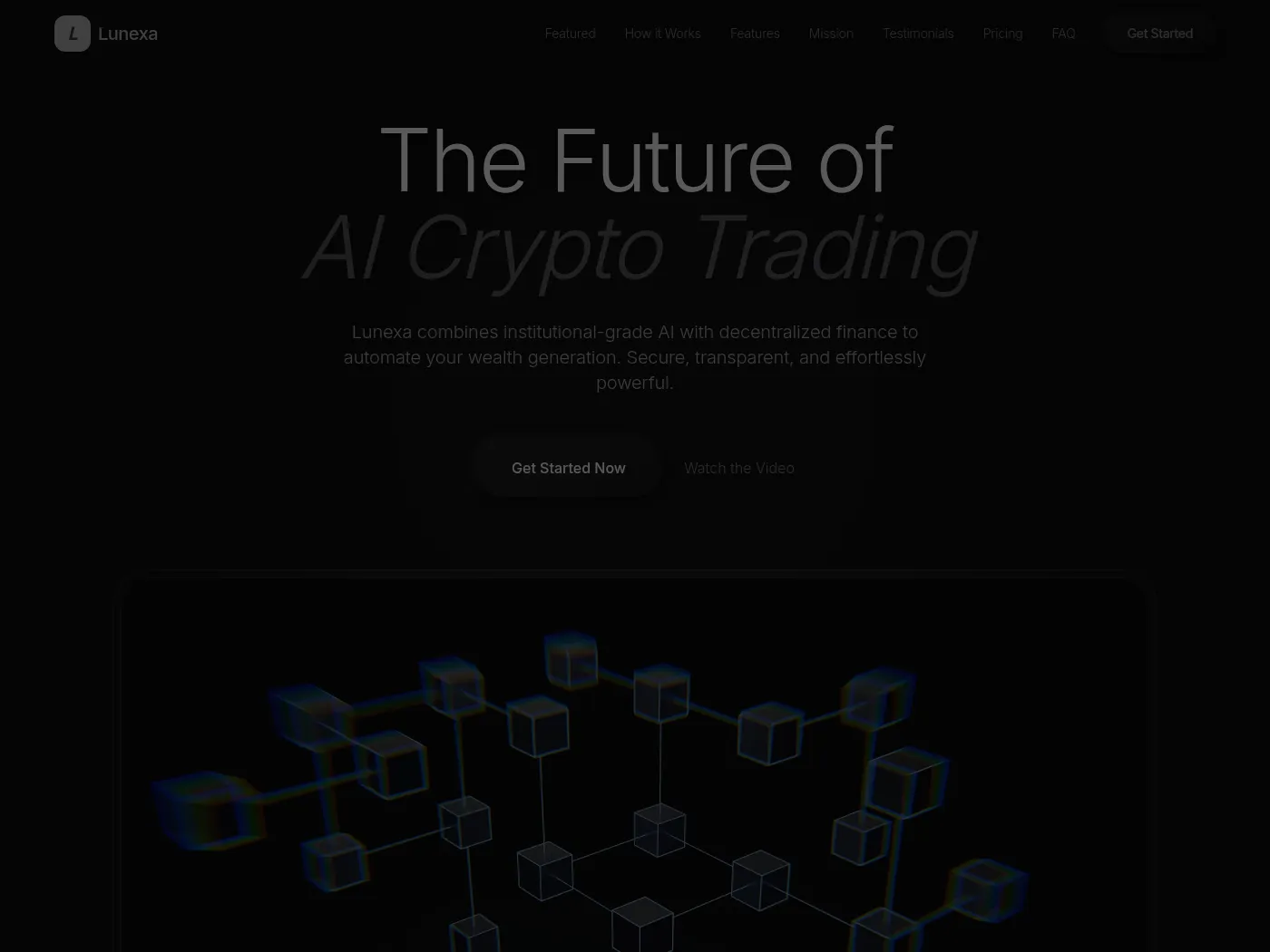 Lunexa Luxury AI Website