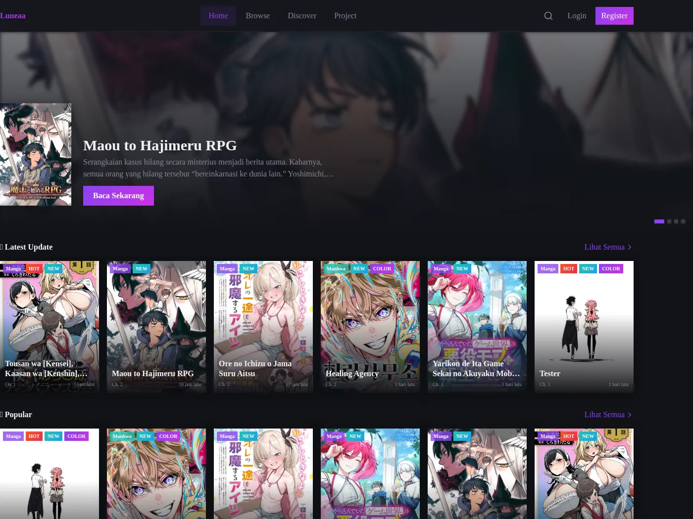 Luniaa Manga