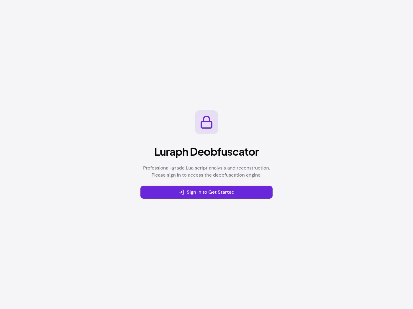 Luraph Deobfuscator