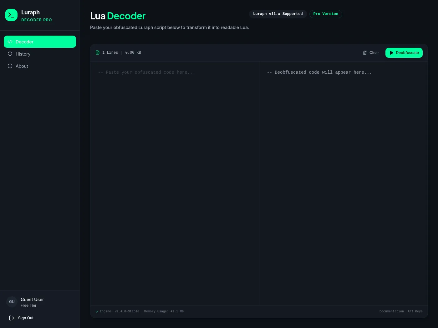Luraph Decoder Pro