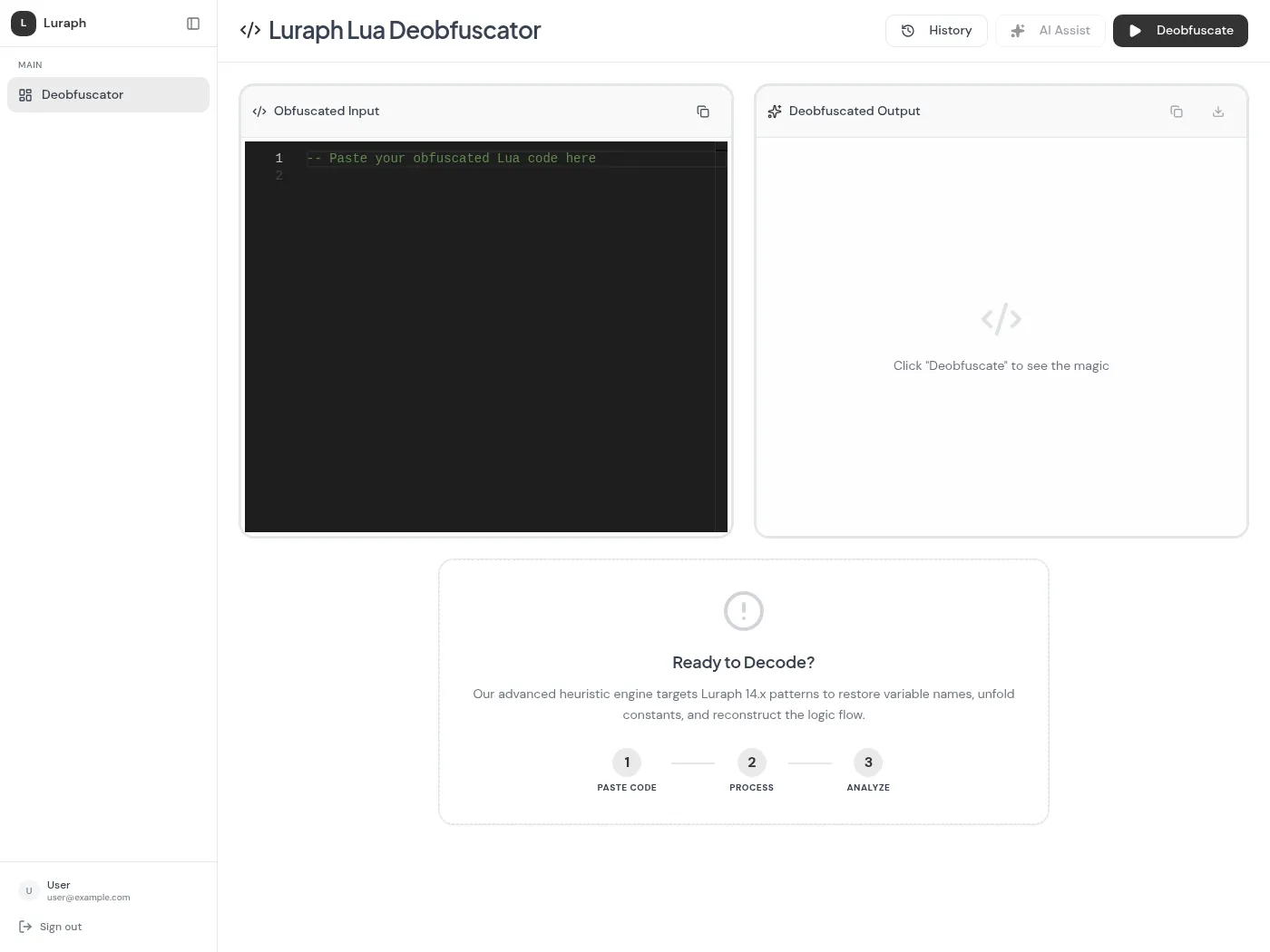 Luraph Lua Deobfuscator