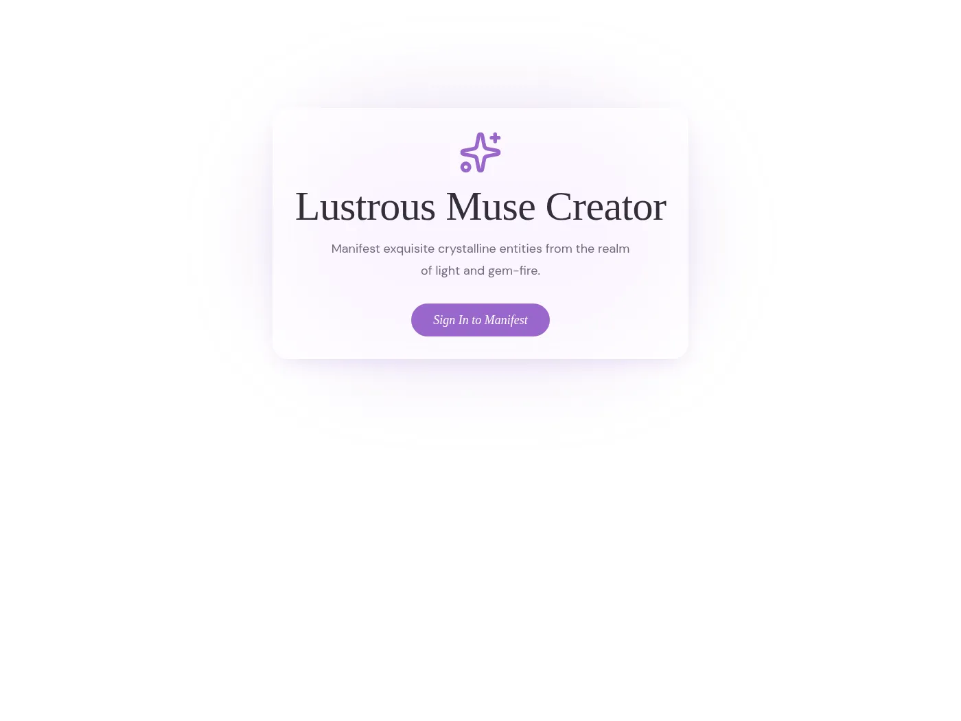 Lustrous Muse Creator