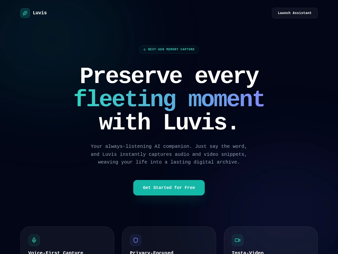 Luvis Memory Capture