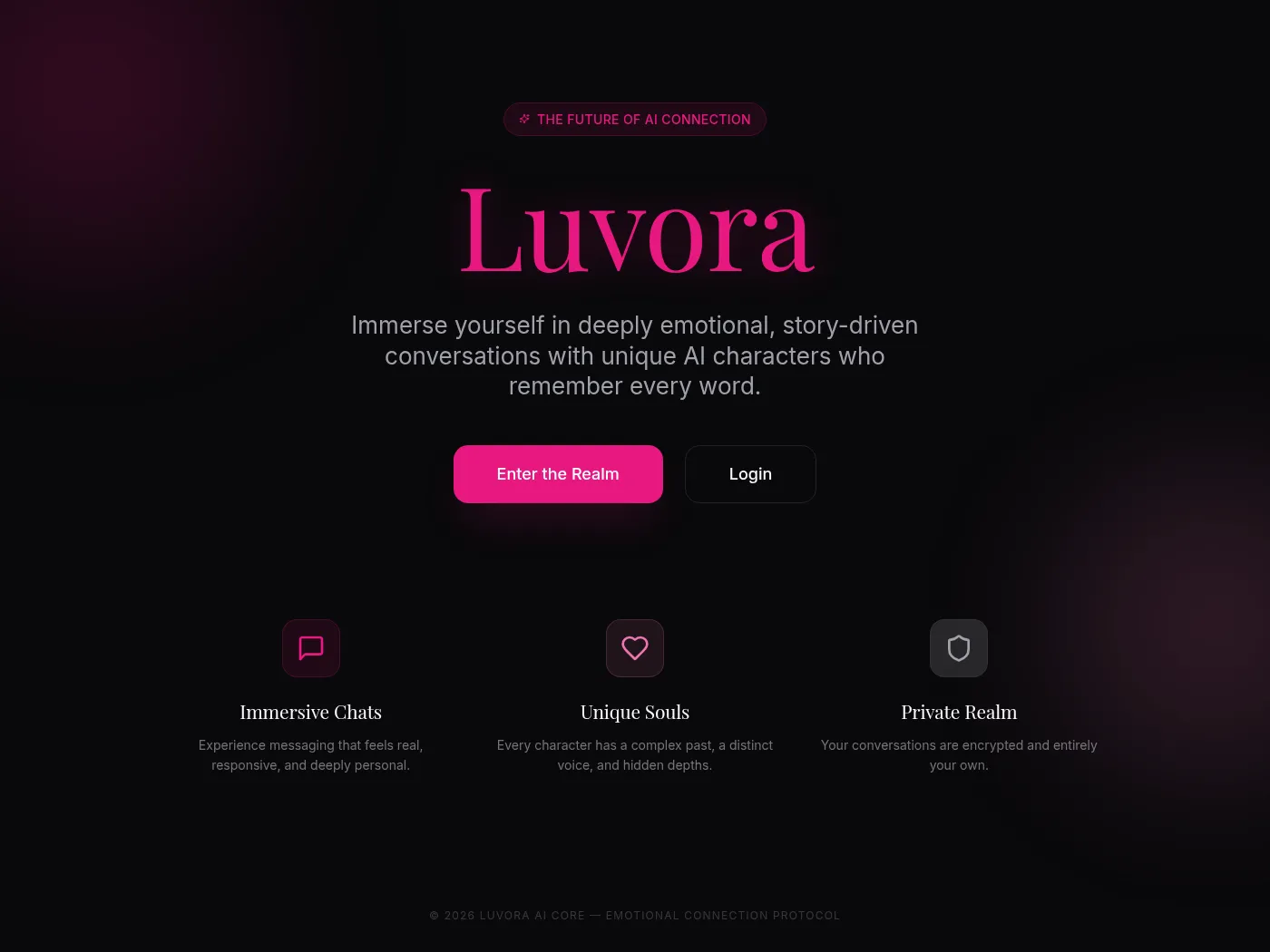 Luvora AI Chat App