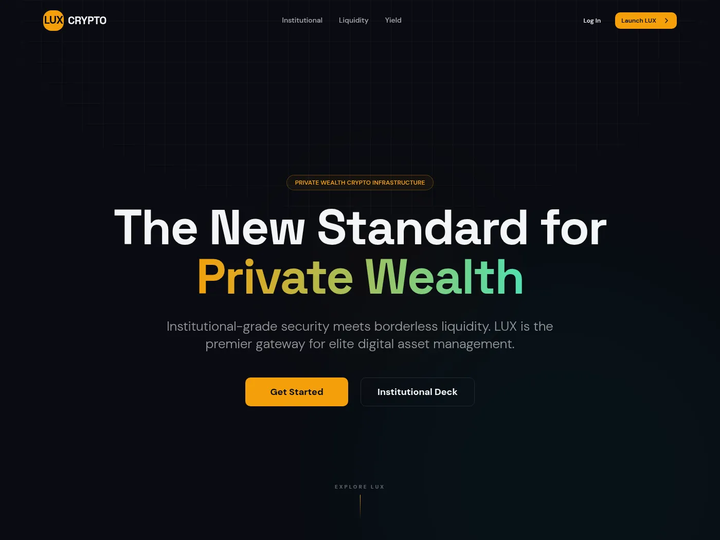 LUX Crypto Platform