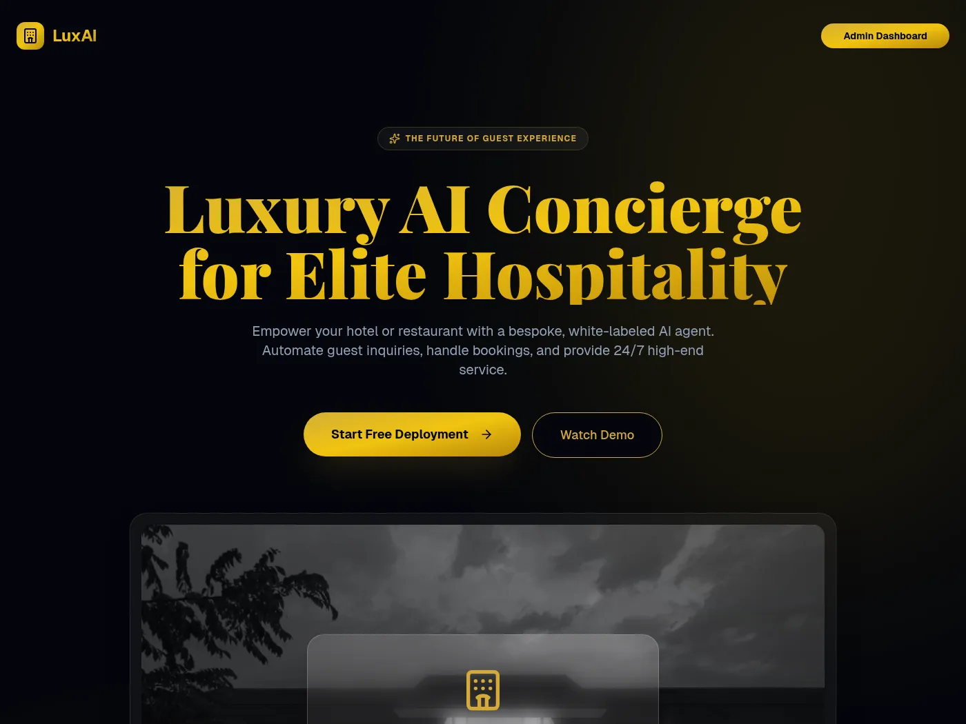 LuxAI Hospitality Suite