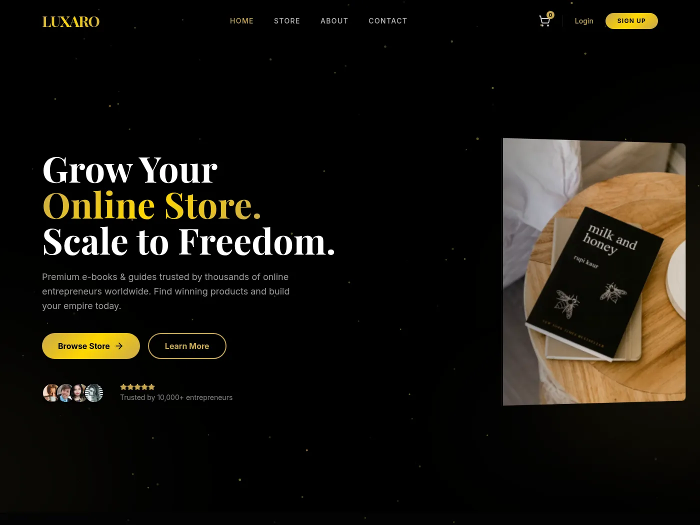 LUXARO Premium Digital Platform