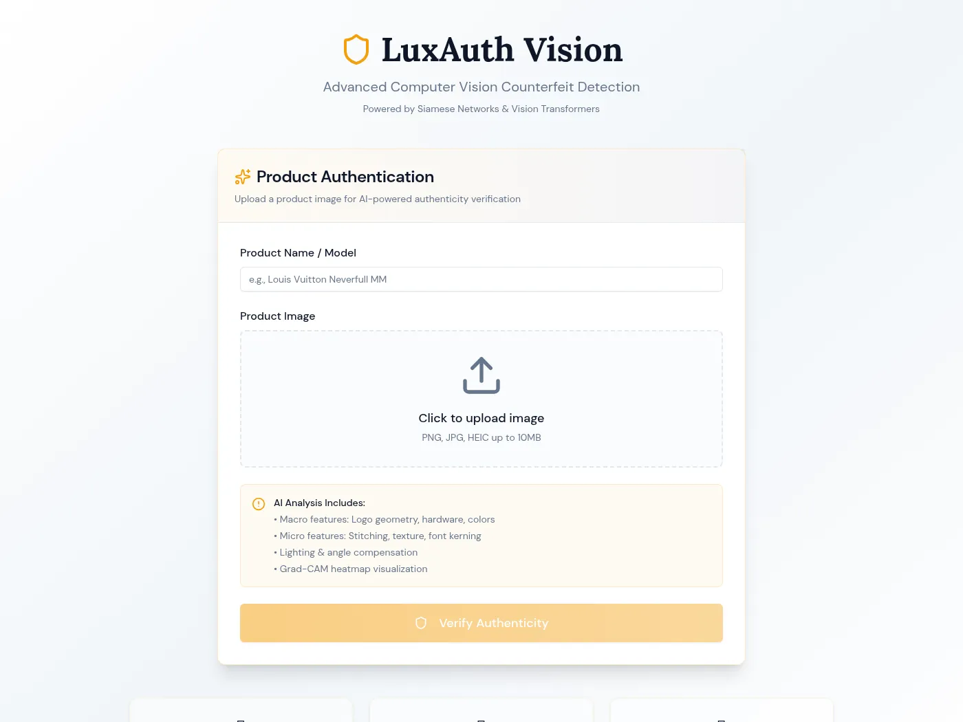 LuxAuth Vision
