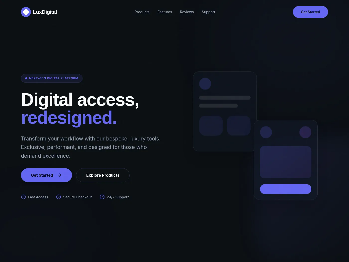 LuxDigital Redesign