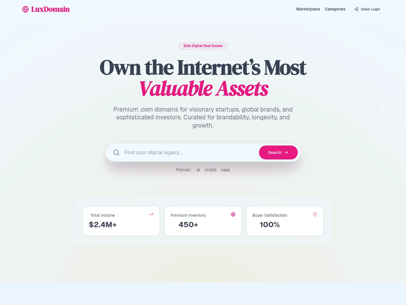 LuxDomain Market