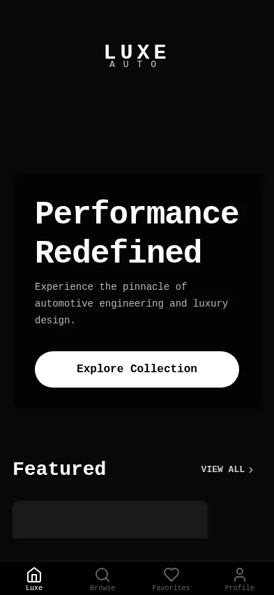 Luxe Auto Showcase