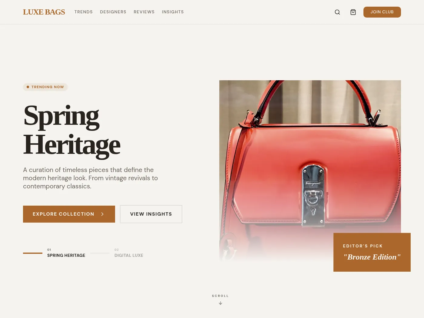 Luxe Bag Trends