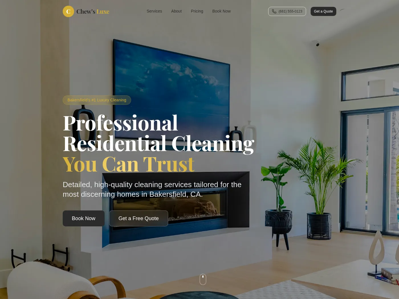 Chew’s Luxe Cleaning Site