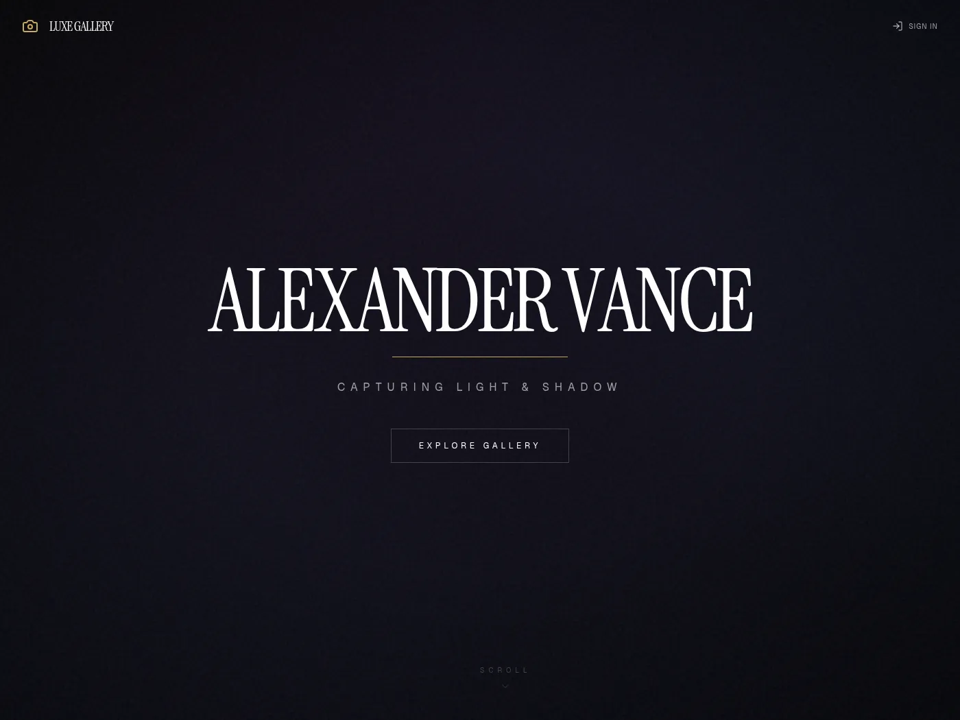 Luxe Gallery Portfolio