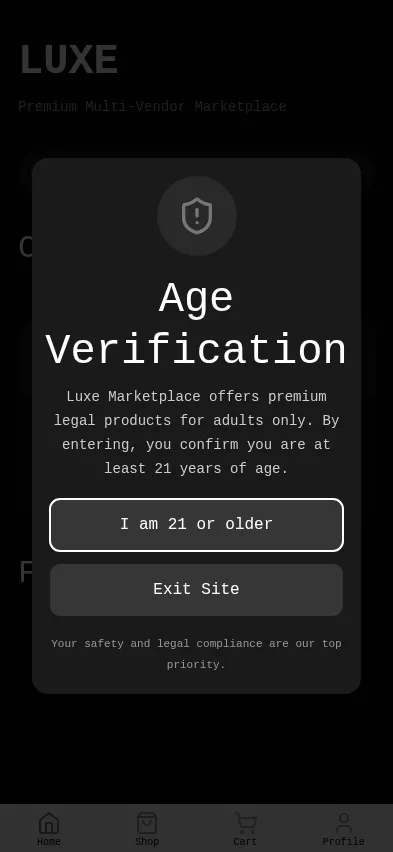 Luxe Marketplace App