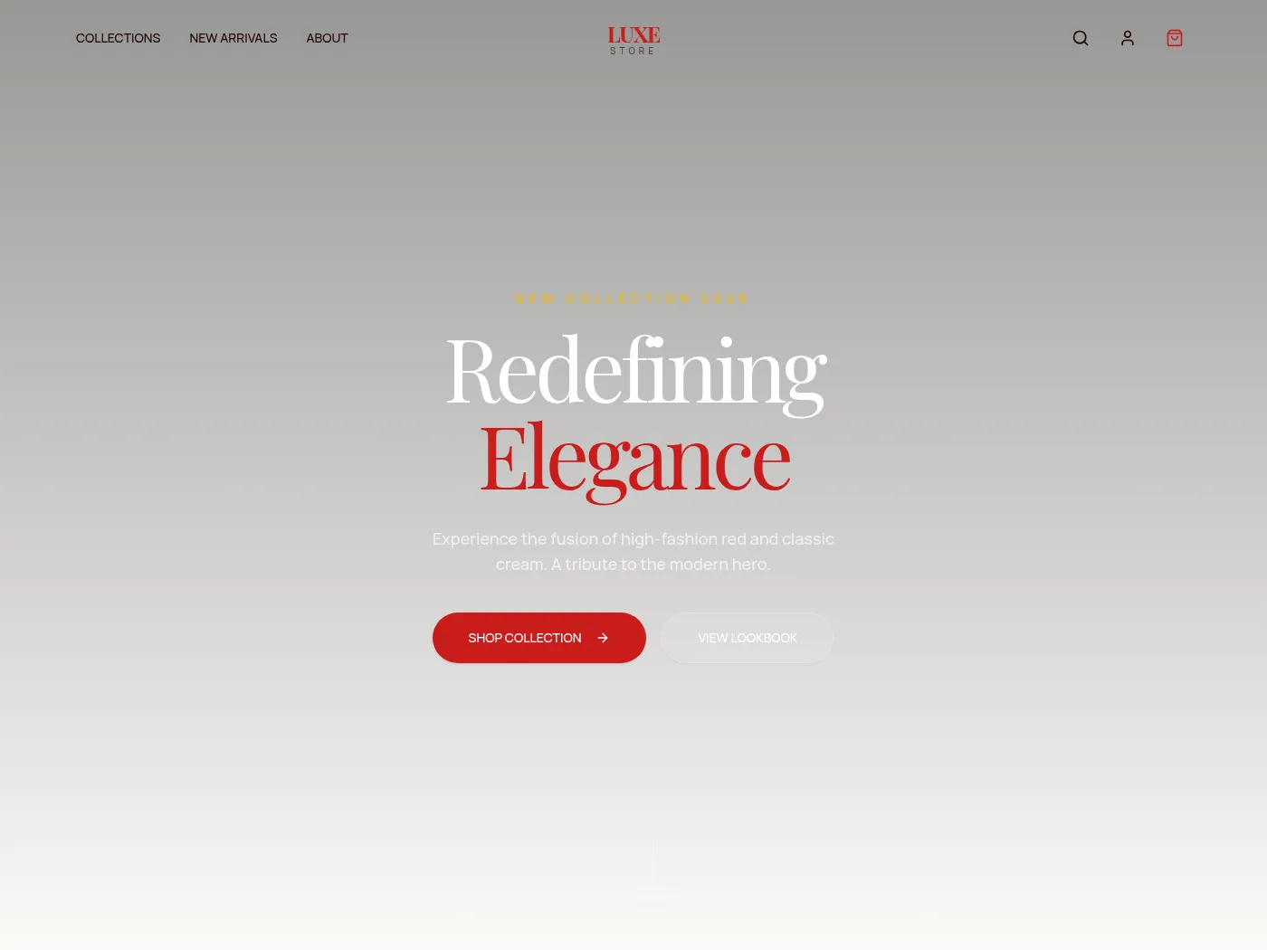 Red Cream Luxe Store