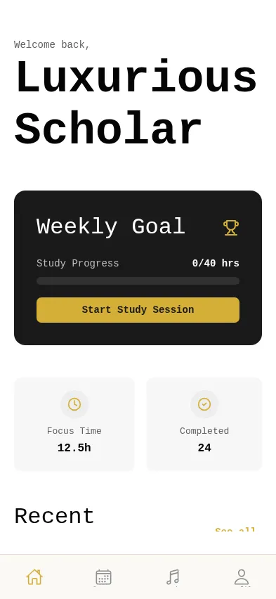 Luxe Study Planner