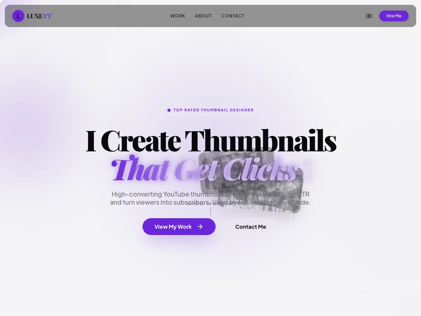 Luxe YouTube Portfolio