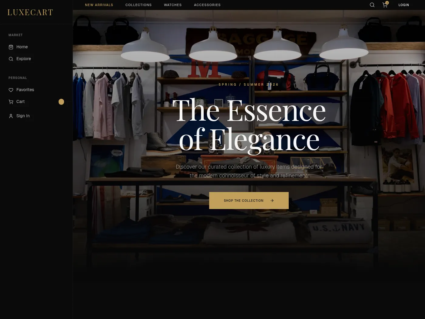 LuxeCart Platform