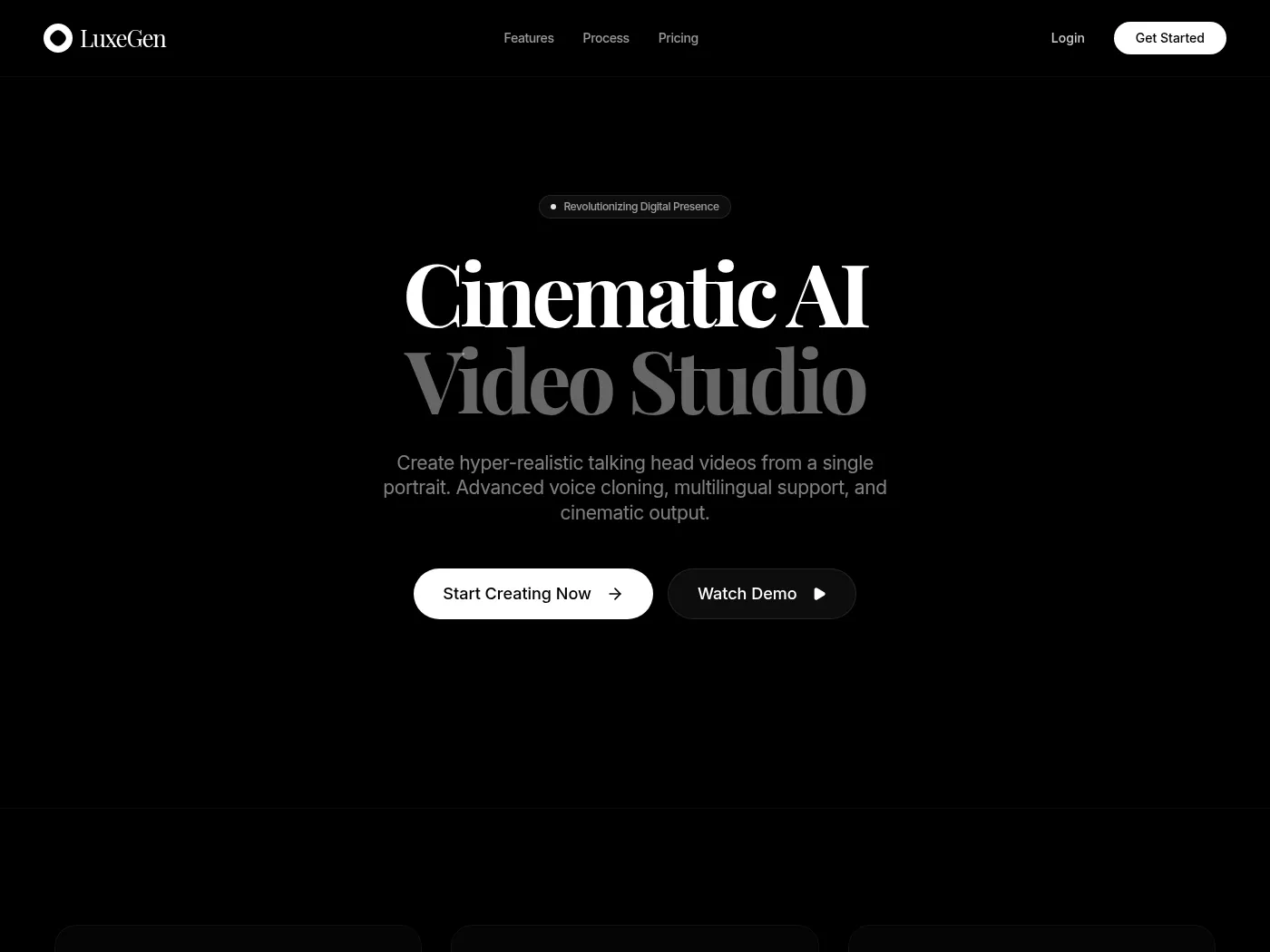 LuxeGen AI Video Studio