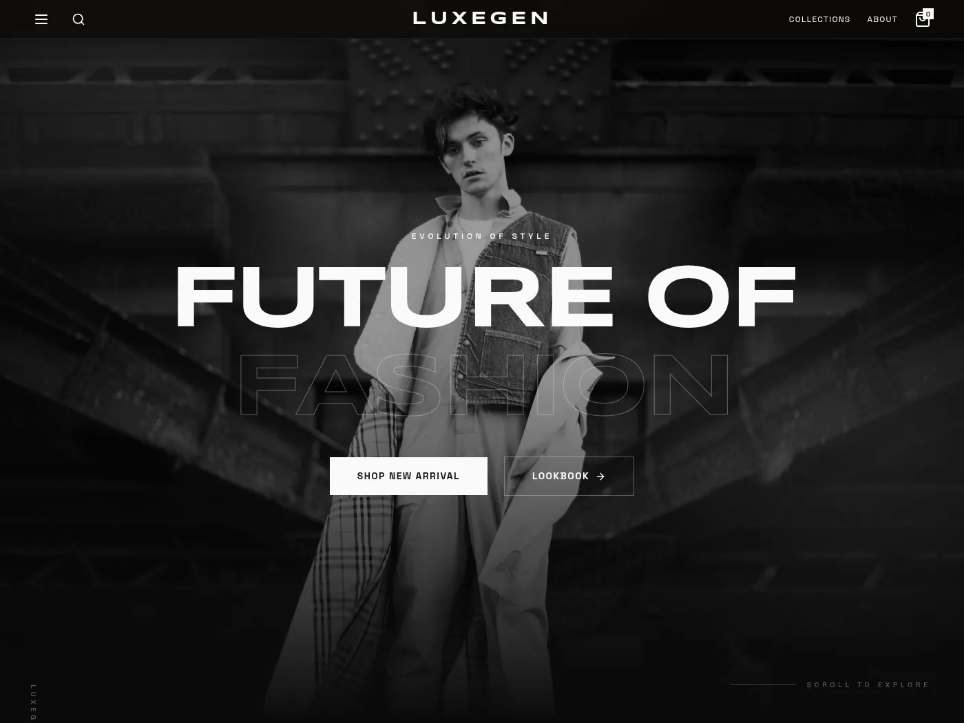 LuxeGen Clothing Site
