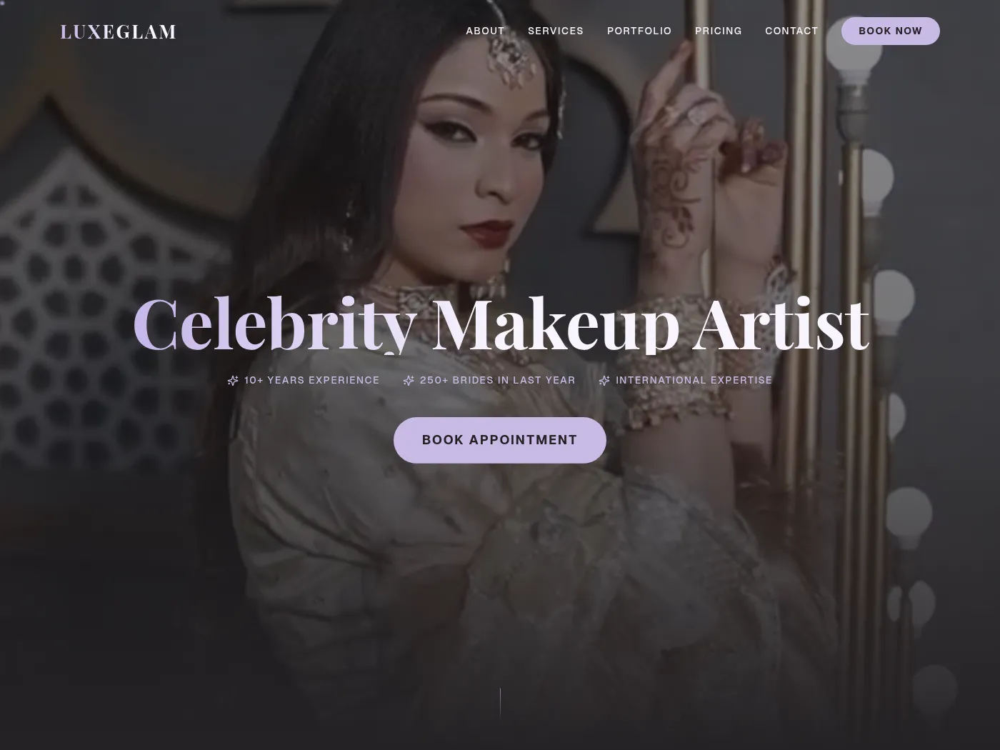 LuxeGlam Portfolio
