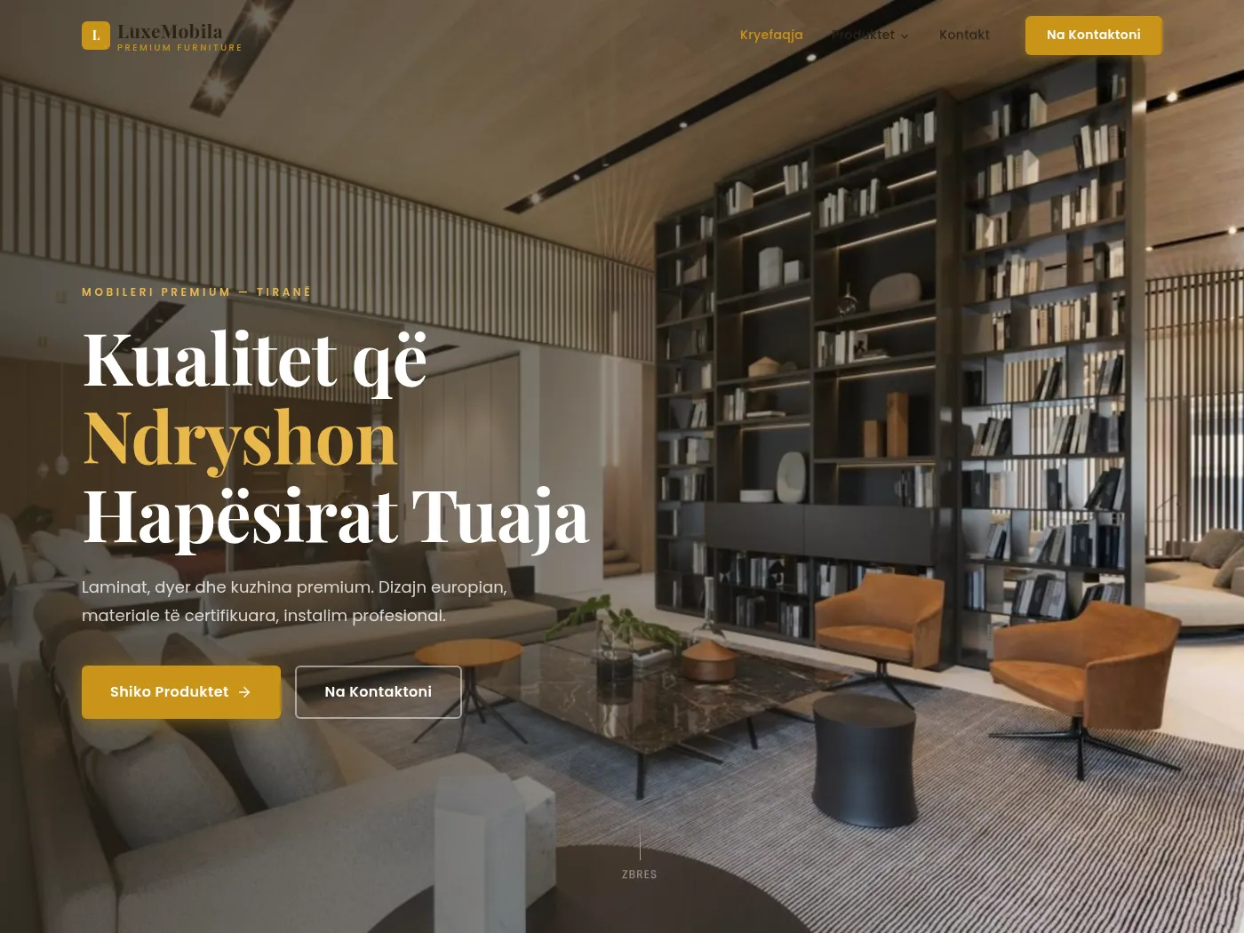 LuxeMobila Website