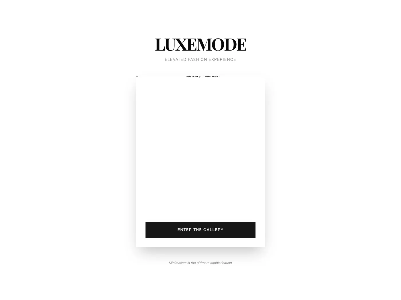 LuxeMode Platform