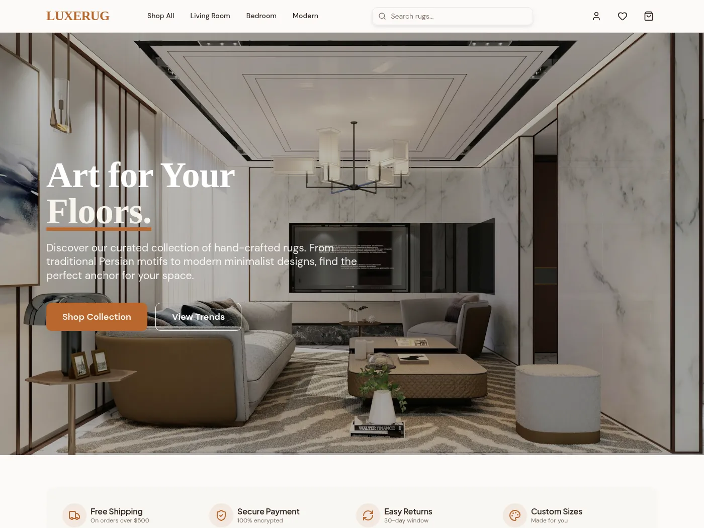 LuxeRug Marketplace