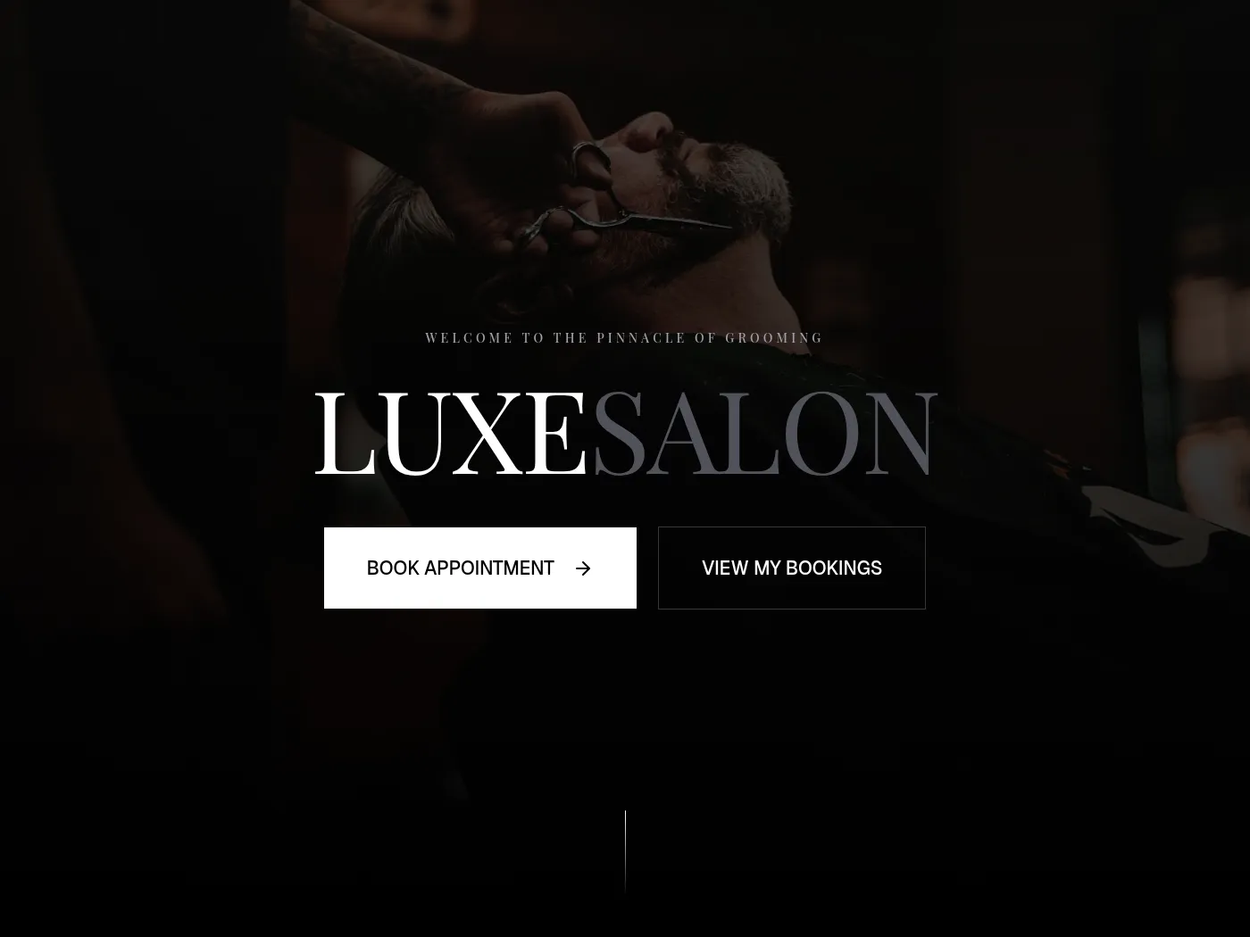 LuxeSalon Booking Portal