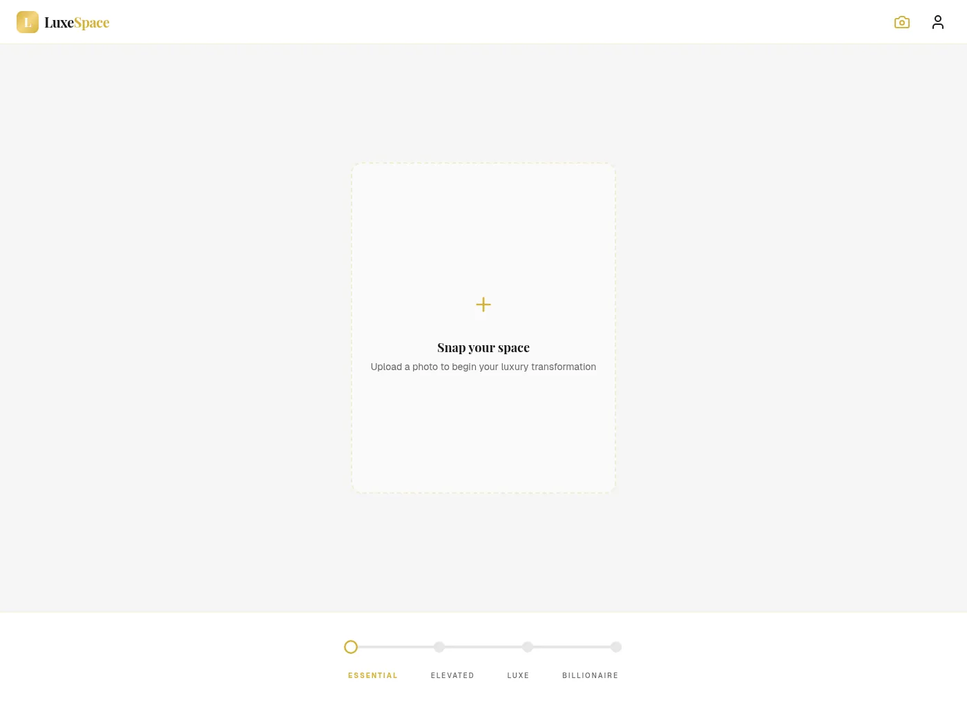 LuxeSpace Interior AI