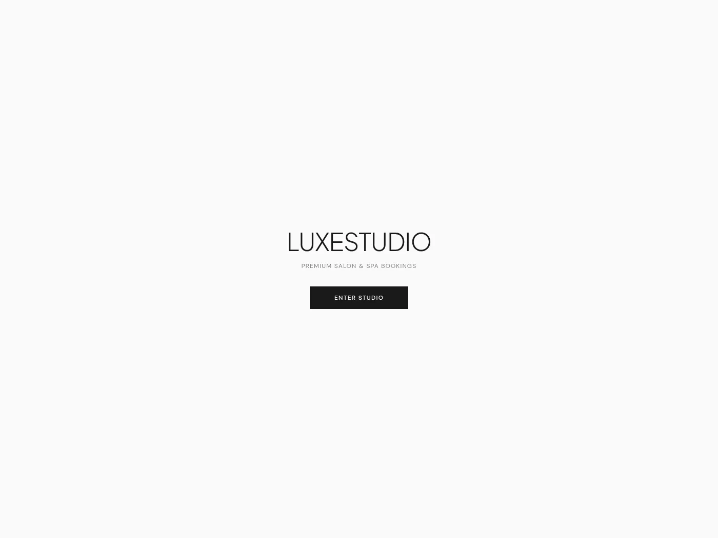 LuxeStudio Bookings