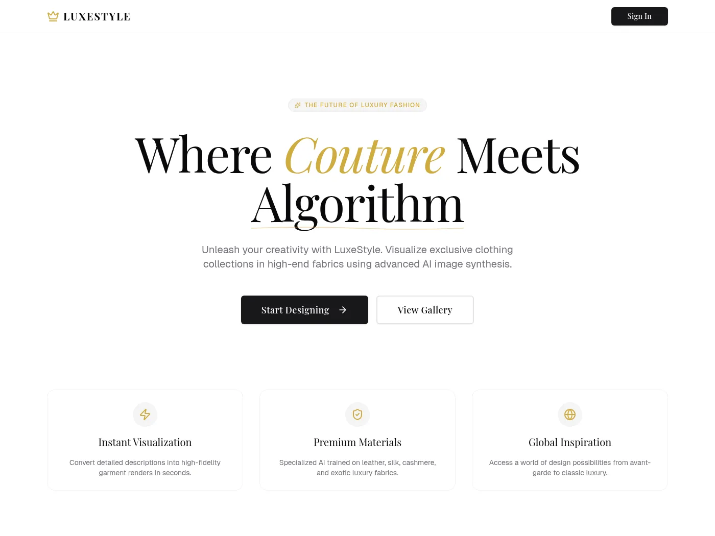 LuxeStyle Visual Search