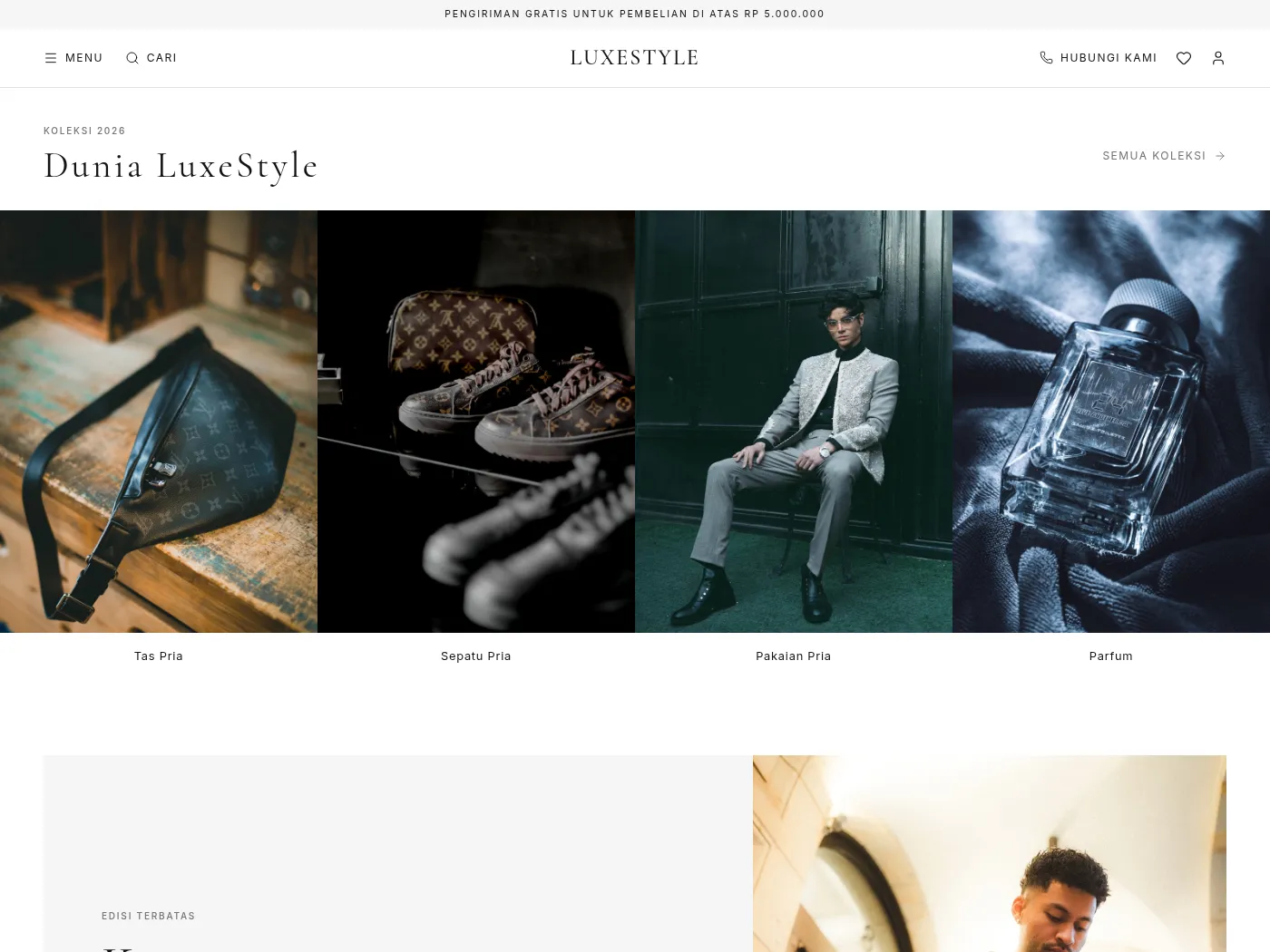 LuxeStyle E-Commerce