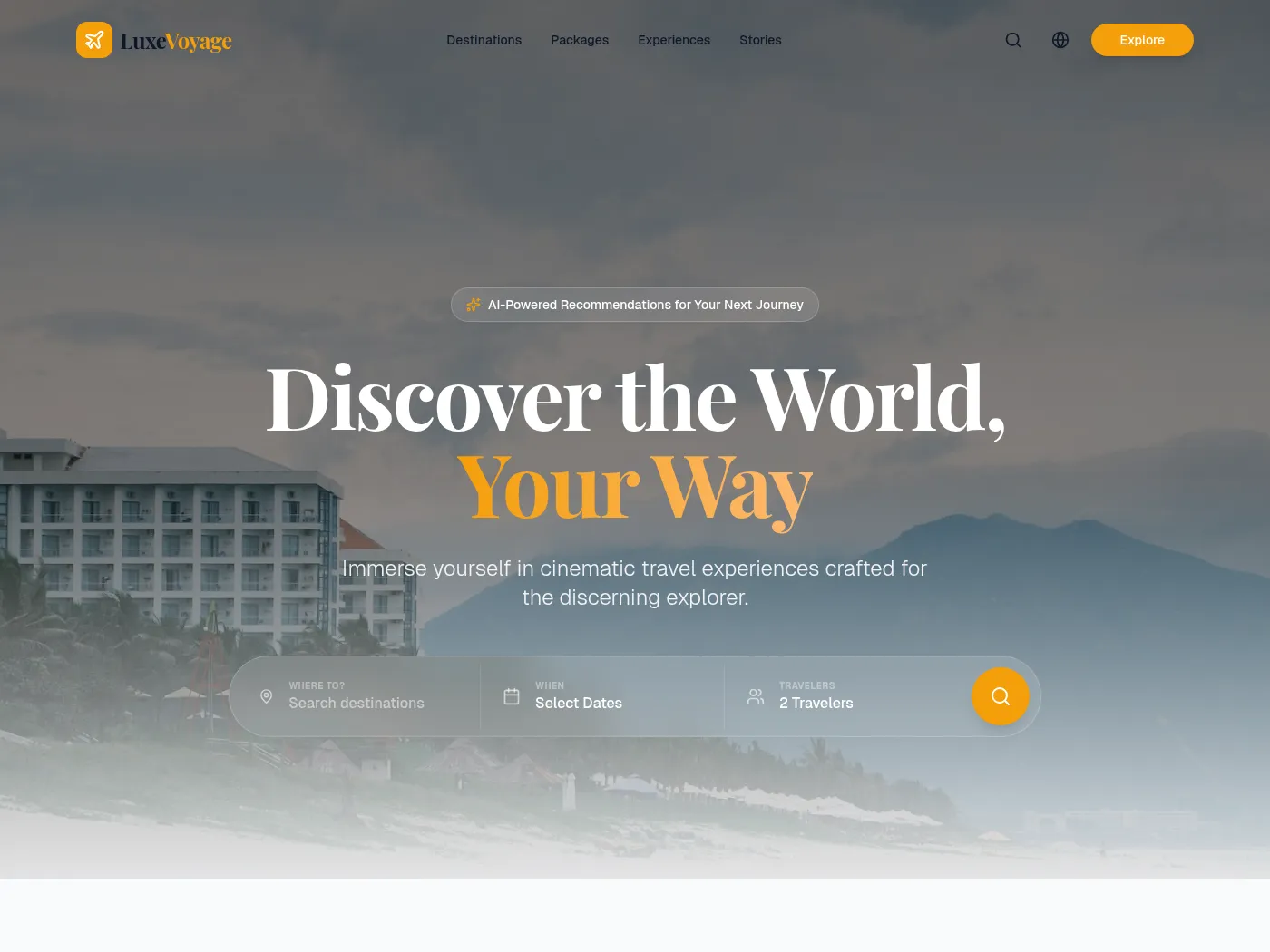 LuxeVoyage Booking