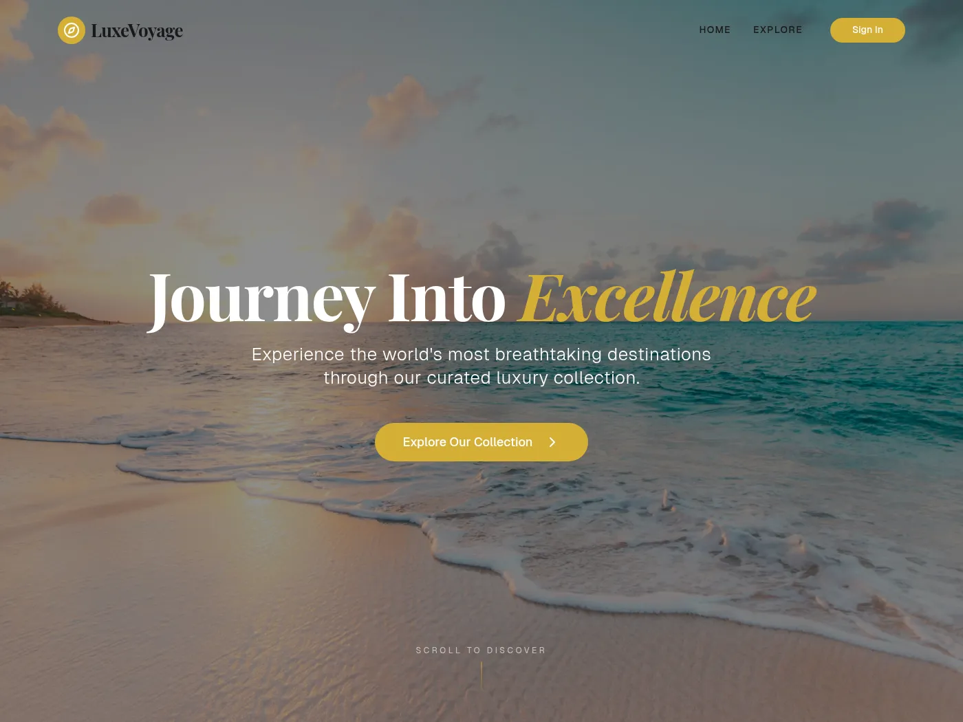LuxeVoyage Platform