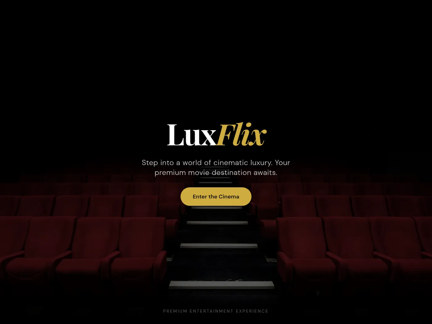 LuxFlix Cinema UI