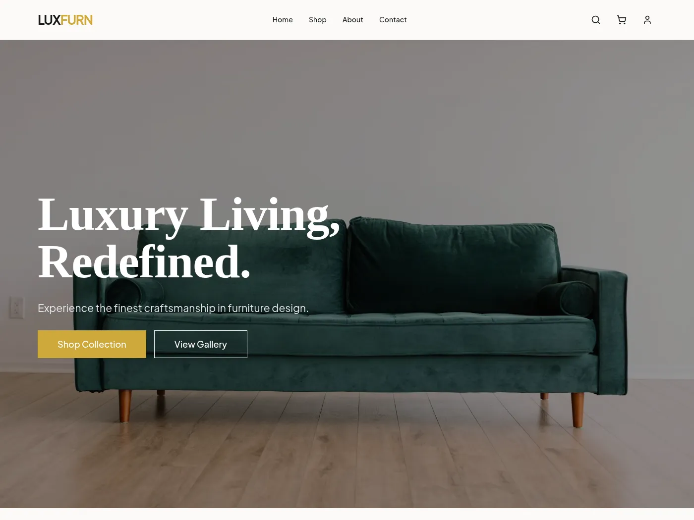 LuxFurn E-Store