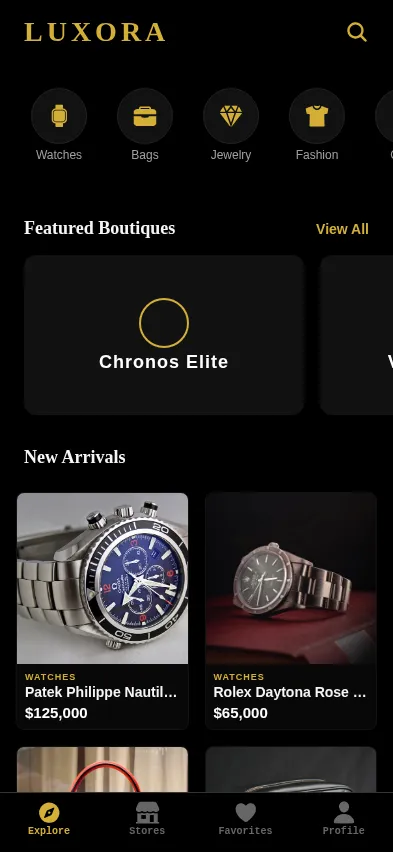 Luxora Luxury Marketplace