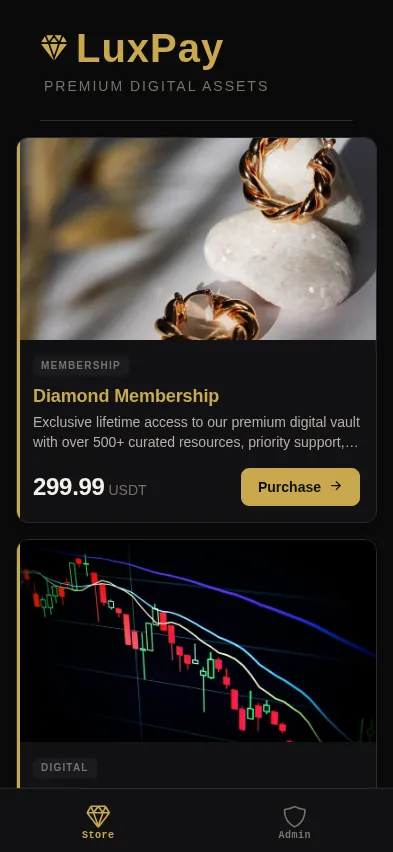 LuxPay Store Bot