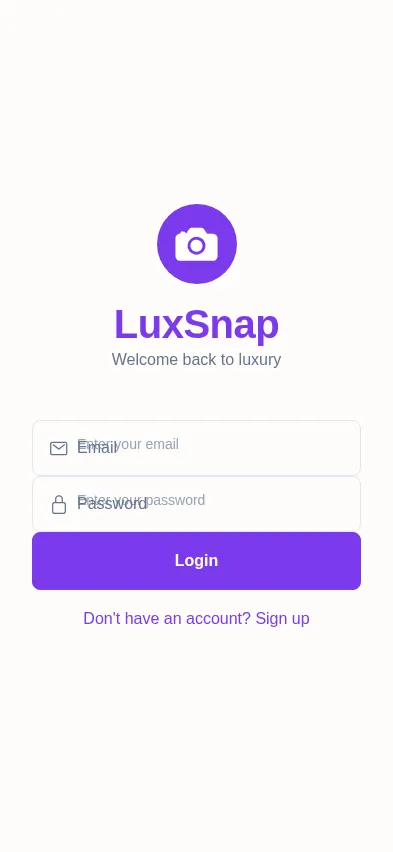 LuxSnap Voting App