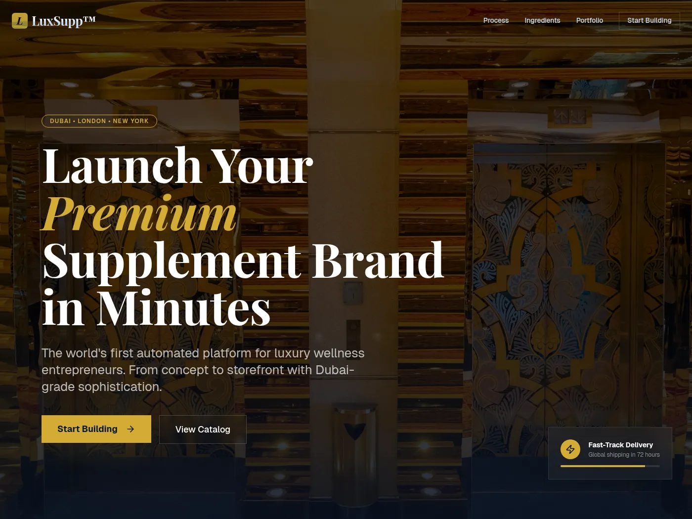 LuxSupp Wellness Engine