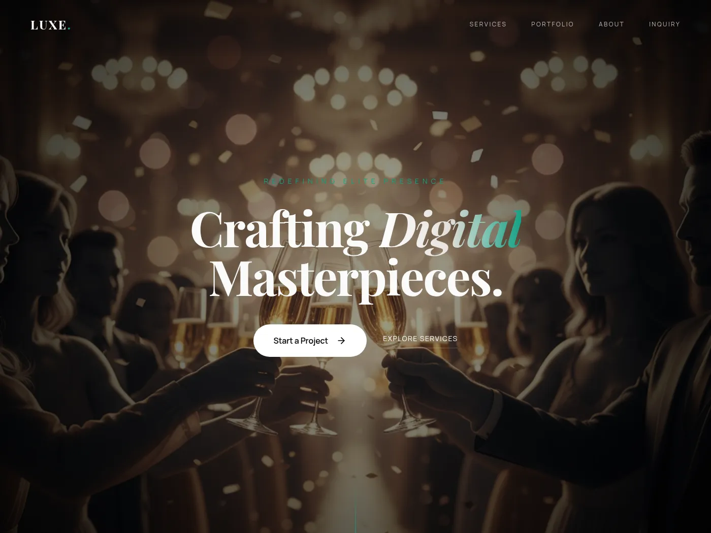 Luxe Agency Landing