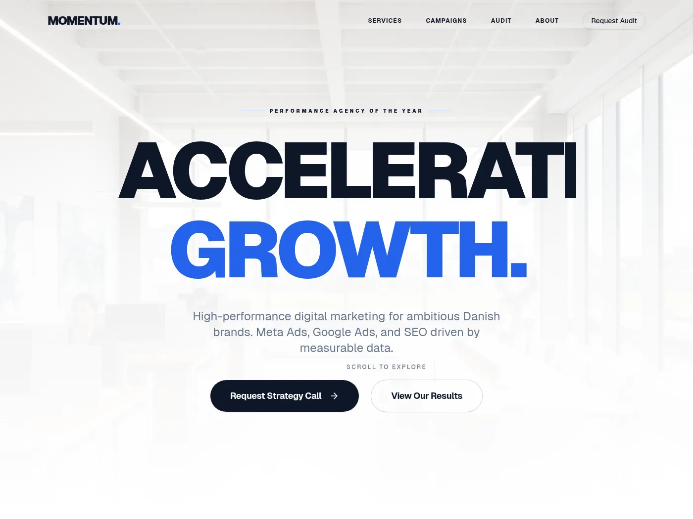 LuxeMark Agency Website