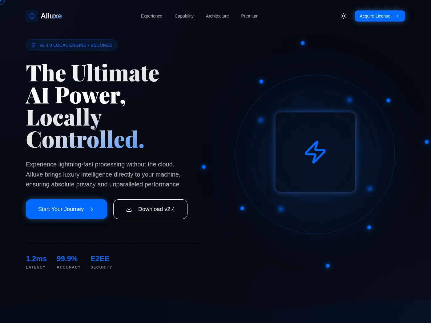 AIluxe Web Experience