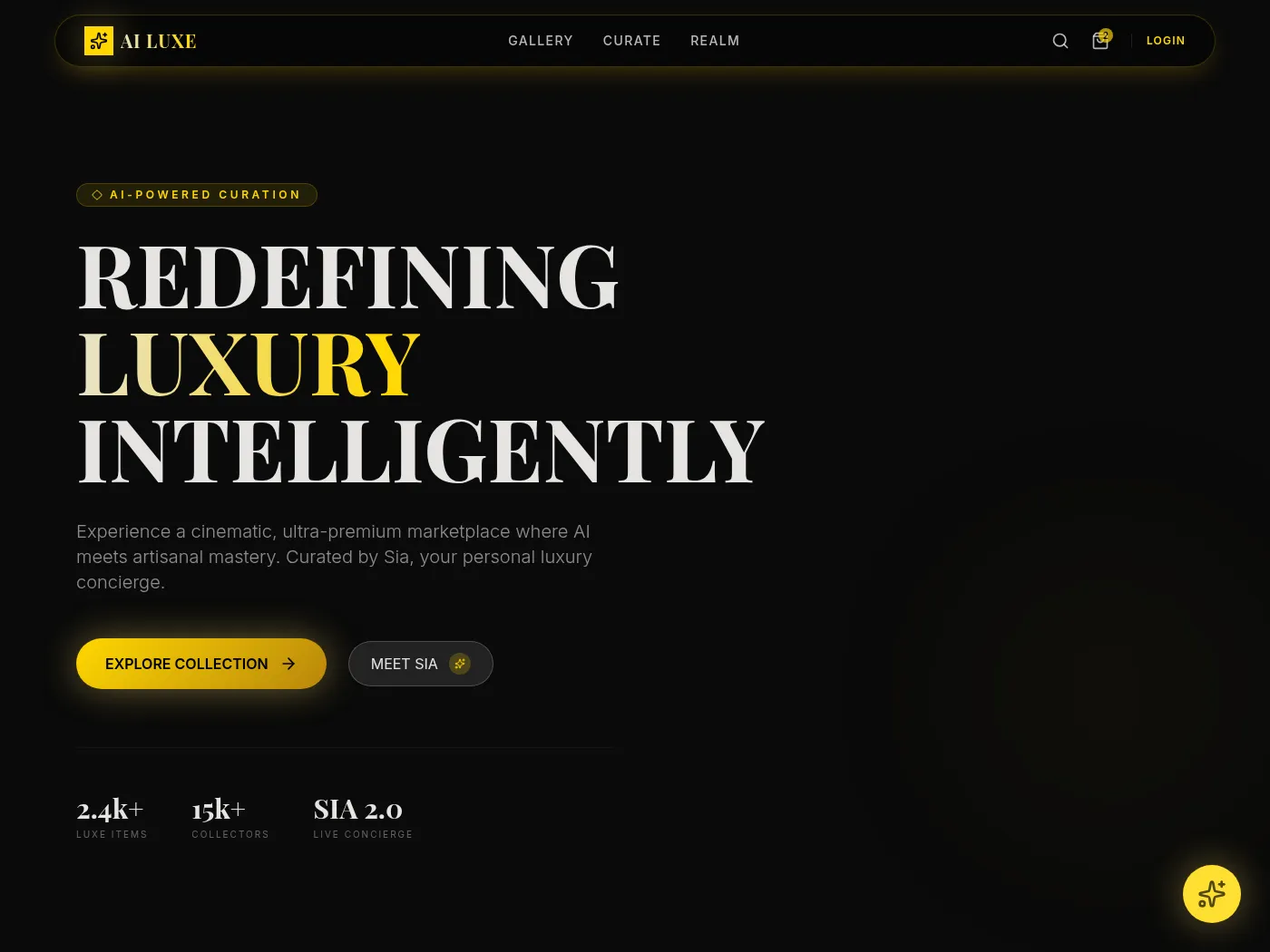 AI Luxury Commerce Store