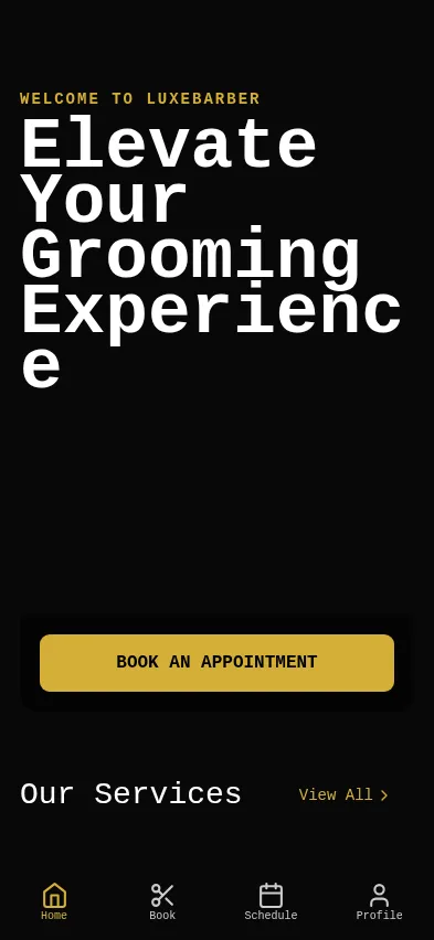 LuxeBarber App