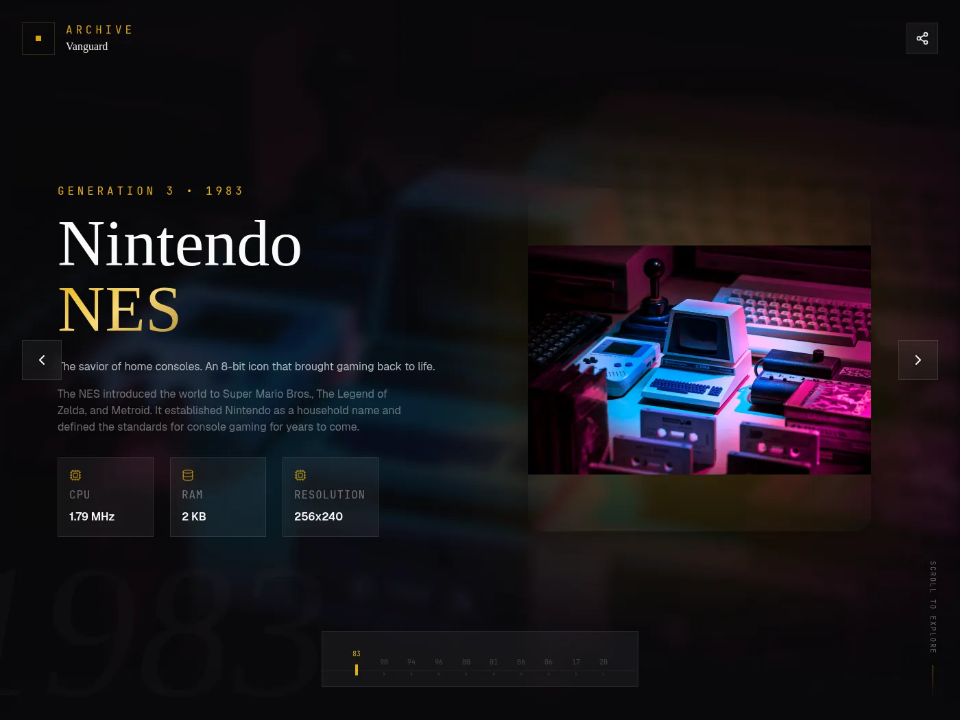 Luxury Console Showcase
