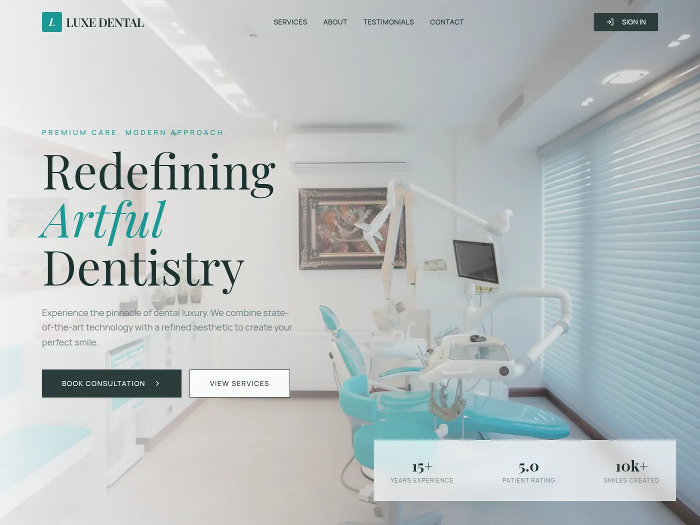 Luxury Dental Landing (Remix)
