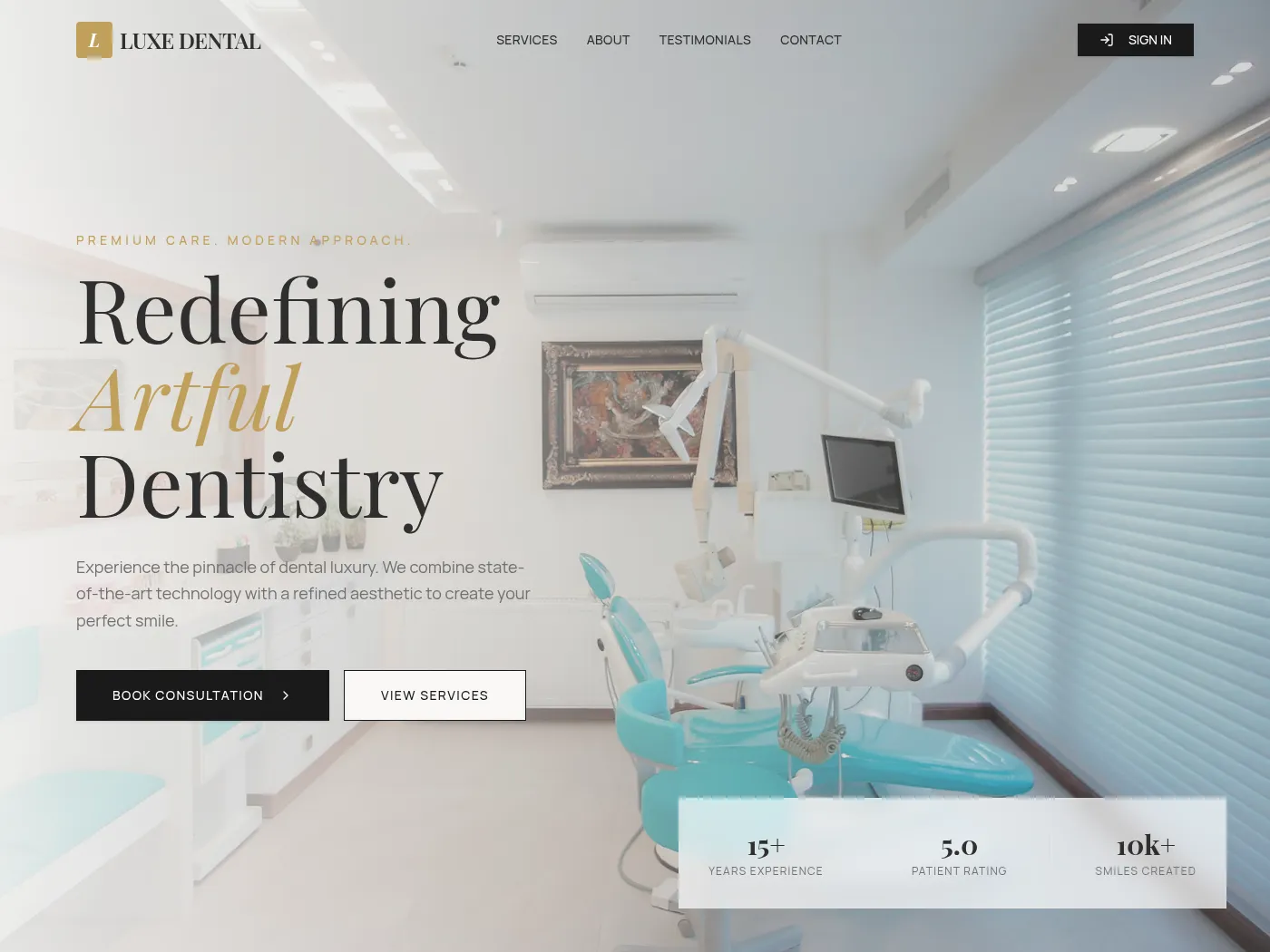 Luxury Dental Landing (Remix)